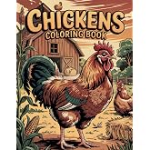 Stained Glass Chicken & Roosters: Fun Coloring Book For All Ages.: A ...