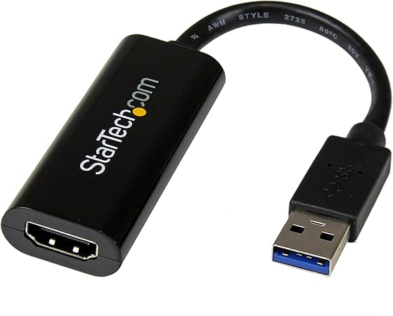 USB to Dual HDMI Adapter - 4K - External Video Card - USB to HDMI ...