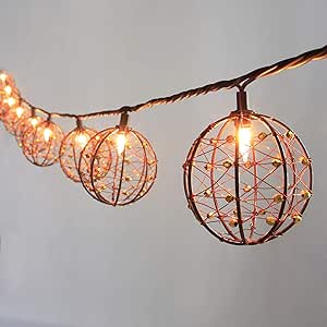 Amazon.com: ZHONGXIN Outdoor Patio String Lights, 10 Mini Bulbs with ...