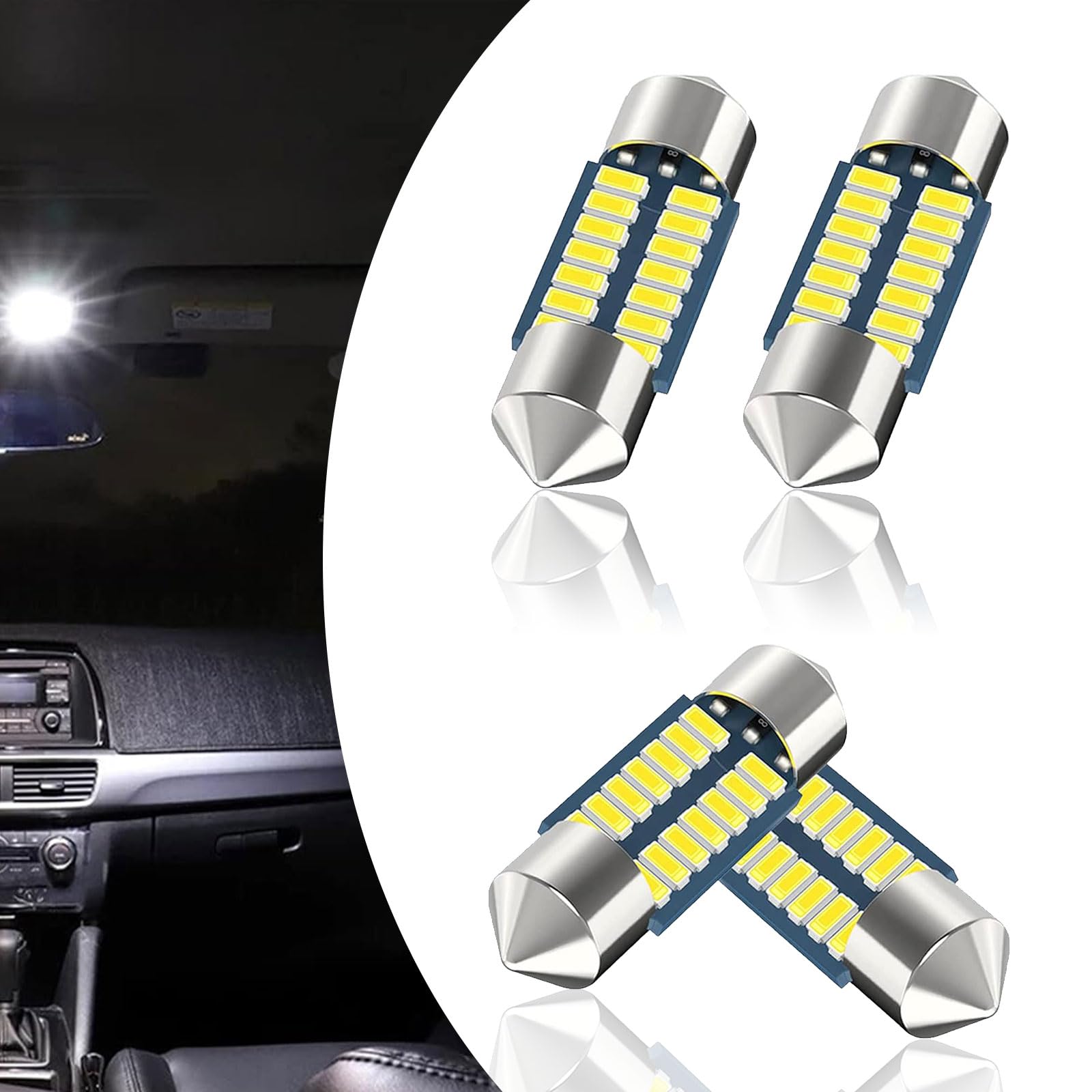 Mua QODOLSI 4 PCS Double-Tip High-brightness LED Bulb Combination ...