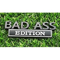 Amazon.com: 2 Pack Bad Ass Edition Emblem 3D Metal Badass Badge Sticker ...