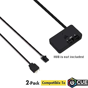 EZDIY-FAB Adapter Cable for Corsair Lighting Node Pro and for Corsair ...