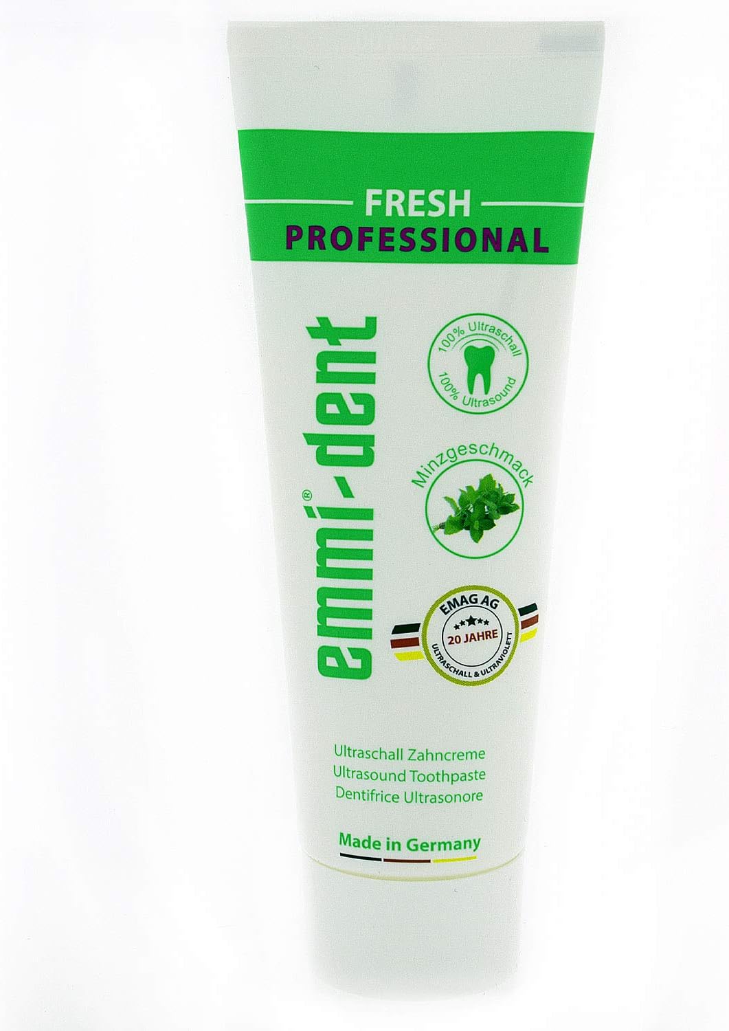 Emmi-dent Ultrasonic Toothpaste Fresh 75ml Double Pack (2X 75ml) - BigaMart