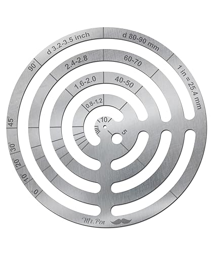 Mr. Pen - Stainless Steel French Curve Rulers, Drawing & Drafting Tools ...