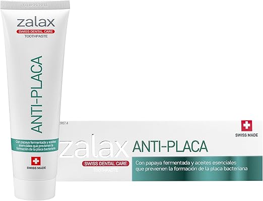 ZALAX ANTIPLACA - Pasta dental antisarro anticaries con fluor - Cuidado ...