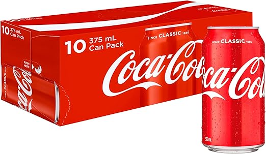 Coca-Cola Classic Soft Drink Multipack Cans, 10 x 375 ml: Amazon.com.au: Grocery & Gourmet Food