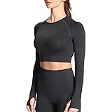 Women's Workout Vital Short Sleeve Seamless Crop Top Gym Sport Shirts at Amazon Women’s Clothing ...