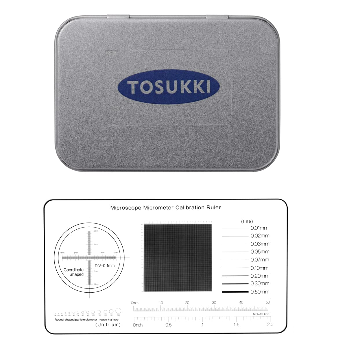 Mua TOSUKKI Multifunction Microscope Micrometer Calibration Ruler Slide ...
