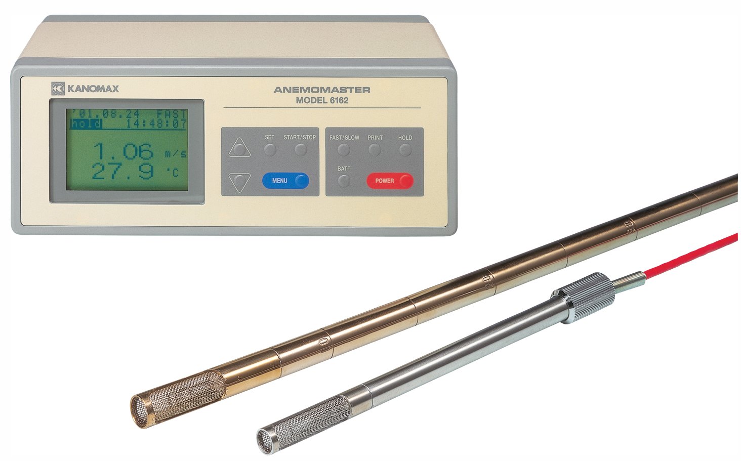 Kanomax 6162 Anemomaster High Temperature Anemometer, 8.7" Width X 3-19 ...