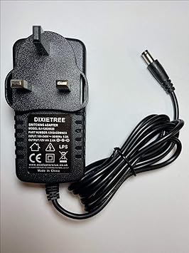 12V Negative Polarity AC-DC Adaptor Power Supply for: Amazon.co.uk ...