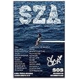 Amazon.com: Sza Poster Sos Album Cover Canvas Posters Wall Art Decor ...