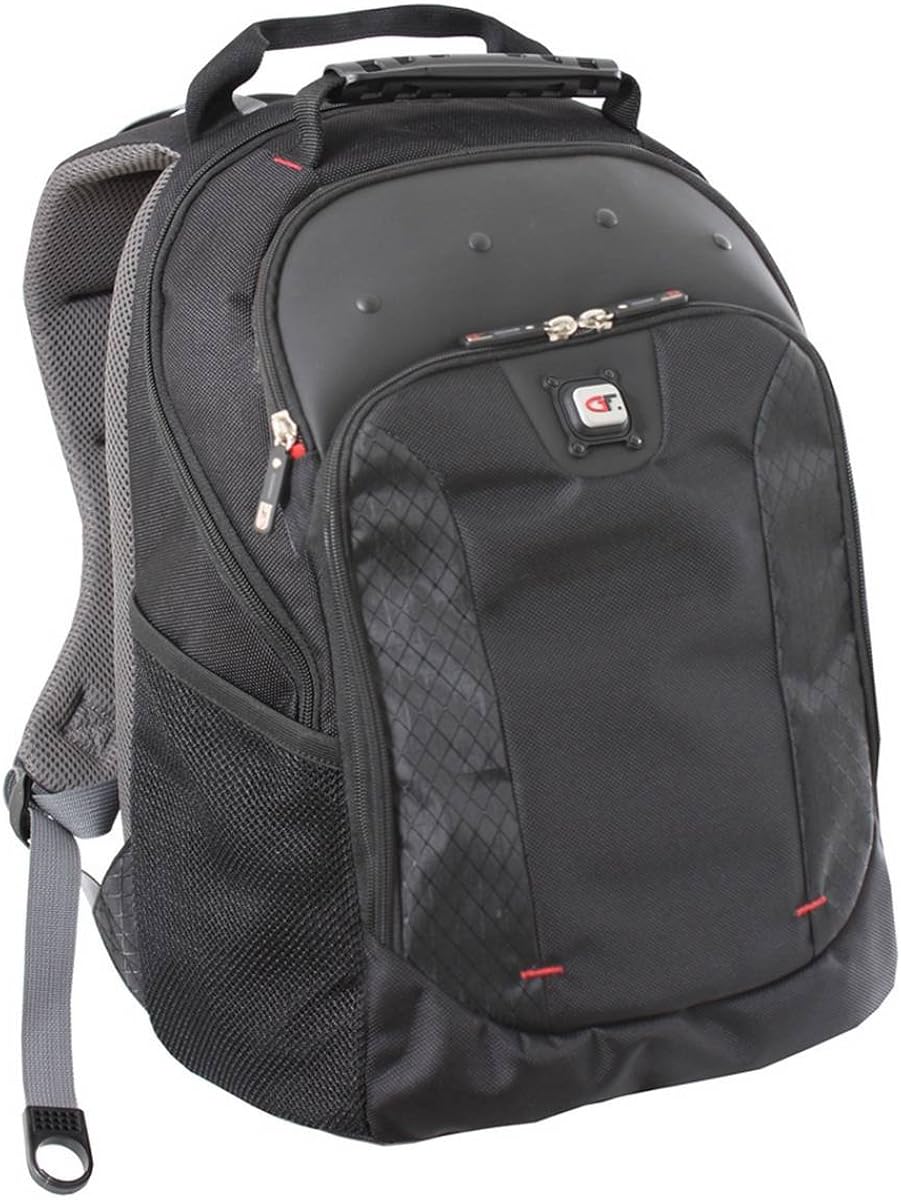 Gino Ferrari Mens Juno 16inch Laptop Backpack - Black : Amazon.co.uk ...
