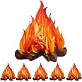Amazon.com: LEMESO Fake Fire Fake Flame Camping Decoration 3D Cardboard ...