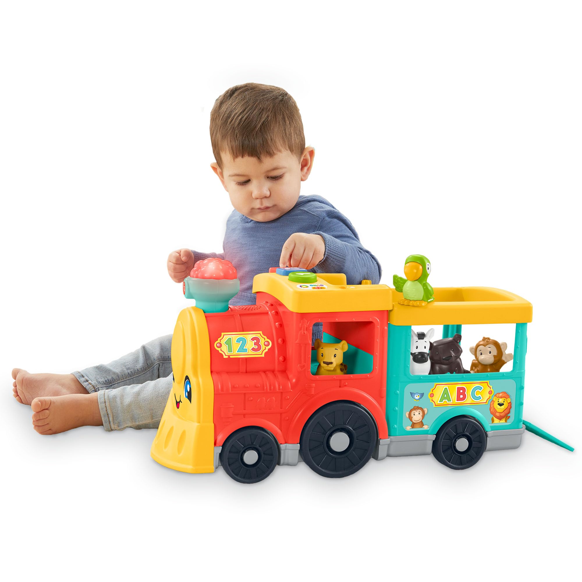 Mua Little People Big ABC Animal Train, push-along toy vehicle with ...
