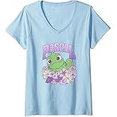Amazon.com: Disney Tangled Cute Pascal Floral Pastel Big Chest Portrait ...