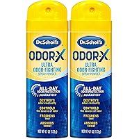 Amazon.com: Dr. Scholl’s Odor-X ODOR-FIGHTING Spray-Powder // All-Day ...