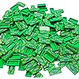 Amazon.com: 100PCS 1x2 Tile 100 Dollar Bill Bank Cash Minifigure, Green ...