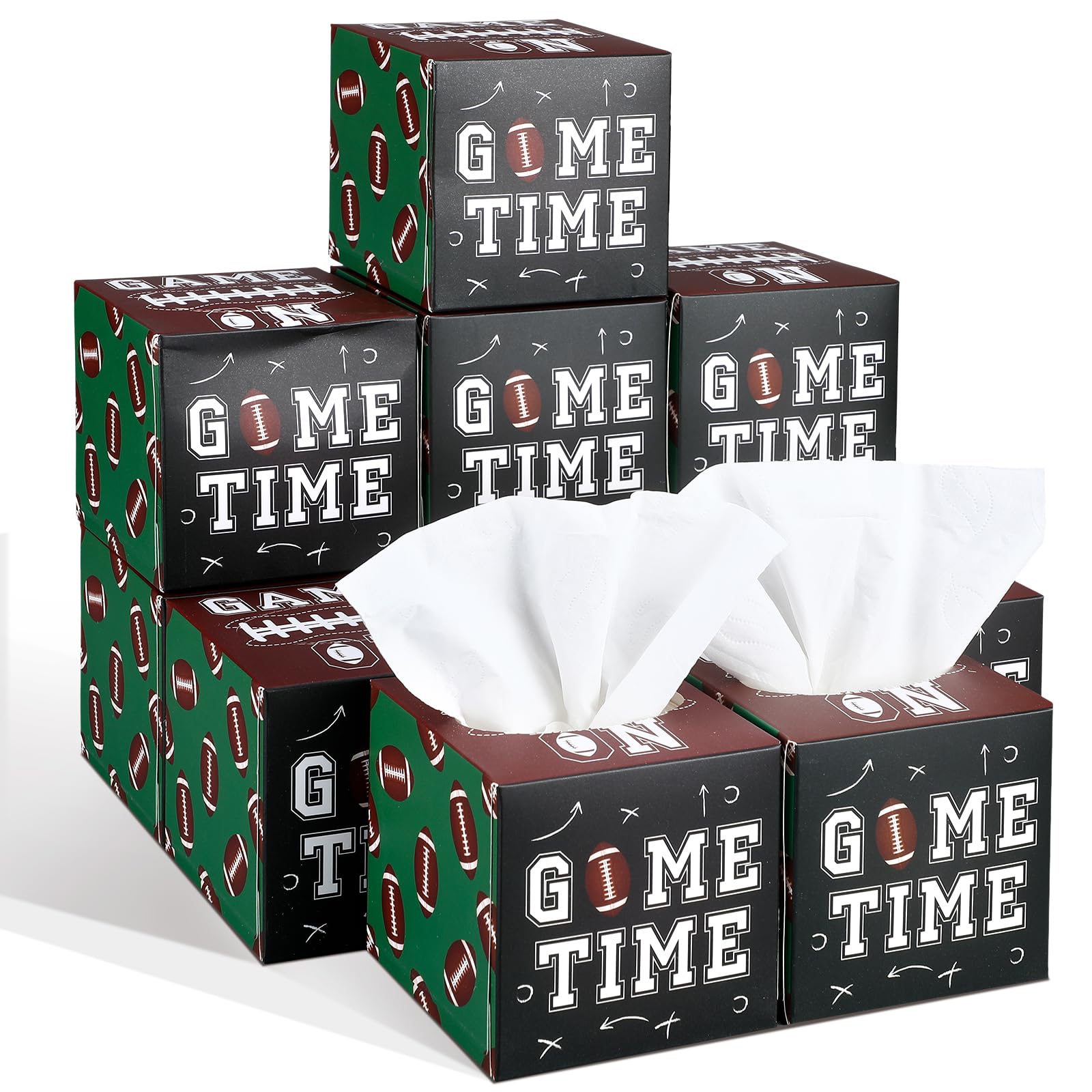 Fourluoo 12 Pack Spring Floral Facial Tissues Flower Cube Face Boxes ...