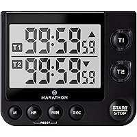 Amazon.com: Marathon 100 Hour Direct Entry Digital Tabletop Timer ...