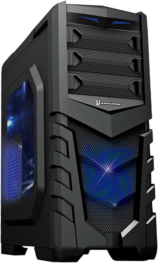 CiT Vanquish Boîtier Tour PC de Gaming avec Port USB 3.0, fenêtre ...