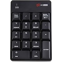 Amazon.com: M MC Saite Wireless Numeric Keypad - with Nano Receiver,2 ...