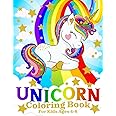 Unicorn Coloring Book for Kids Ages 4-8: Coloring, Two Hoots ...