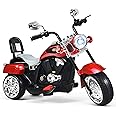 Amazon.com: HONEY JOY Kids Motorcycle, 6V Battery Powered Toddler Chopper Motorbike Ride On Toy ...