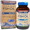 Amazon.com: Wiley's Finest Wild Alaskan Fish Oil Peak EPA - Triple Strength Peak EPA and DHA ...