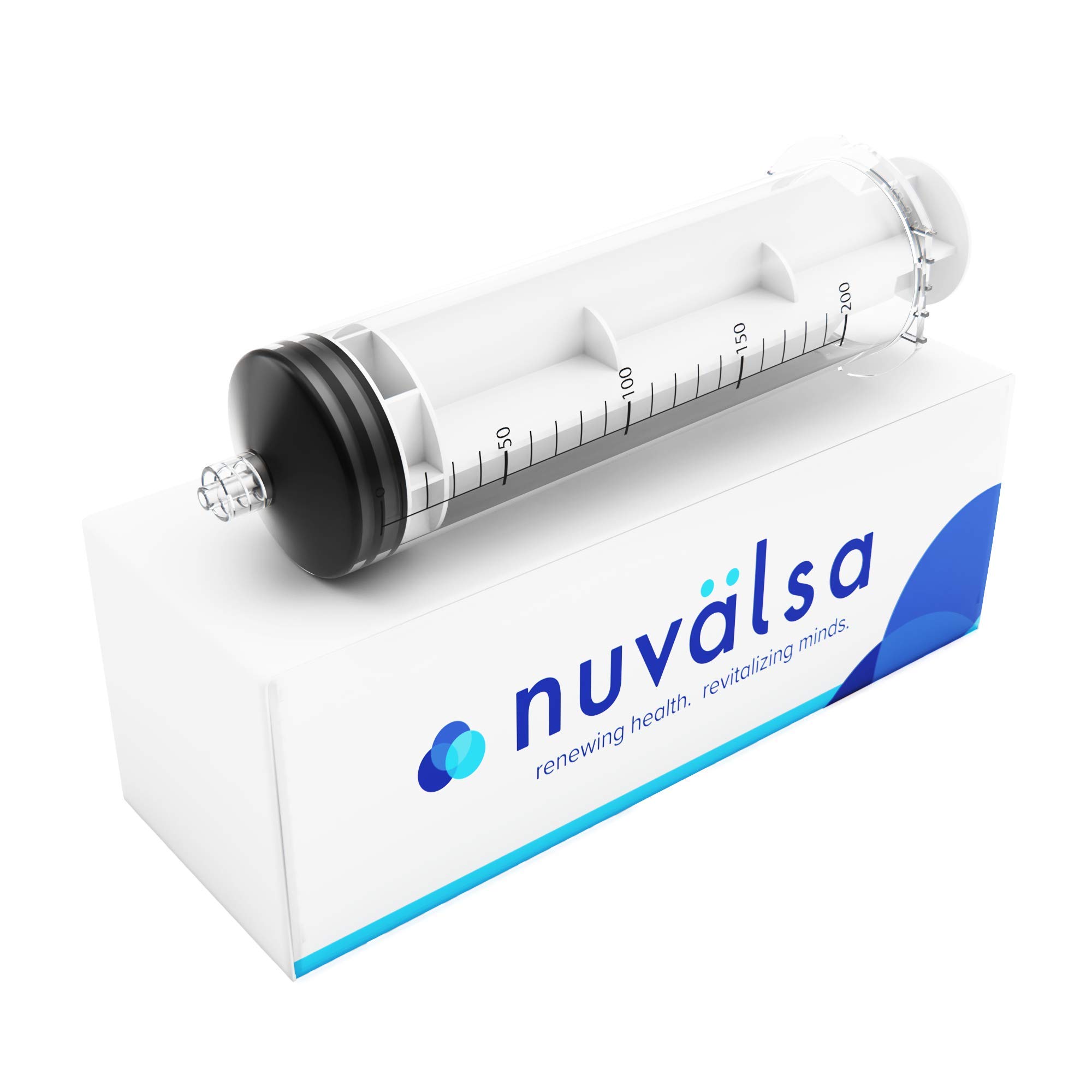 Nuvälsa 200ml Ozone Syringe - Ozone Resistant Materials, Male Luer Lock ...