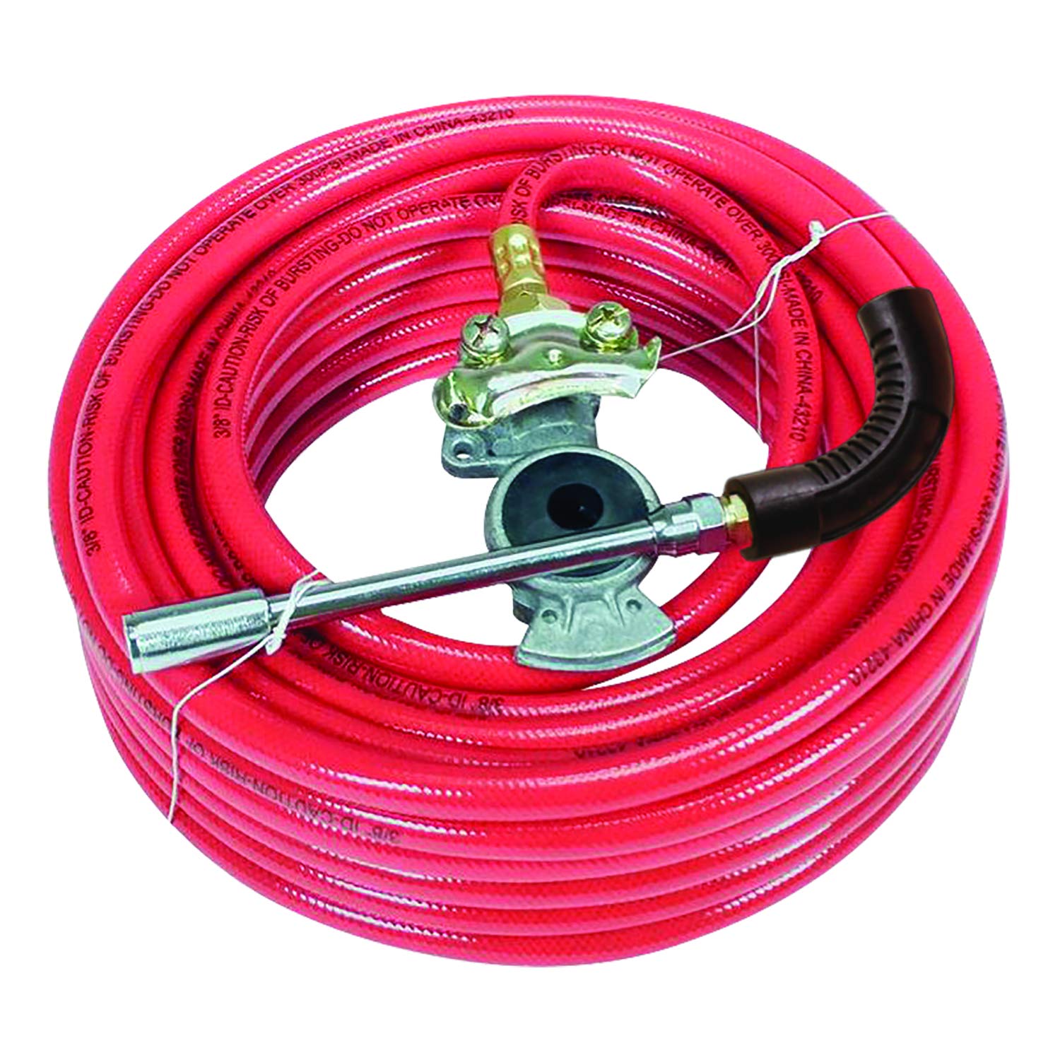 Amflo 574-50gh PVC Hose HD Truck Inflator Kit, 3/8-Inch x 50-Feet, Air ...