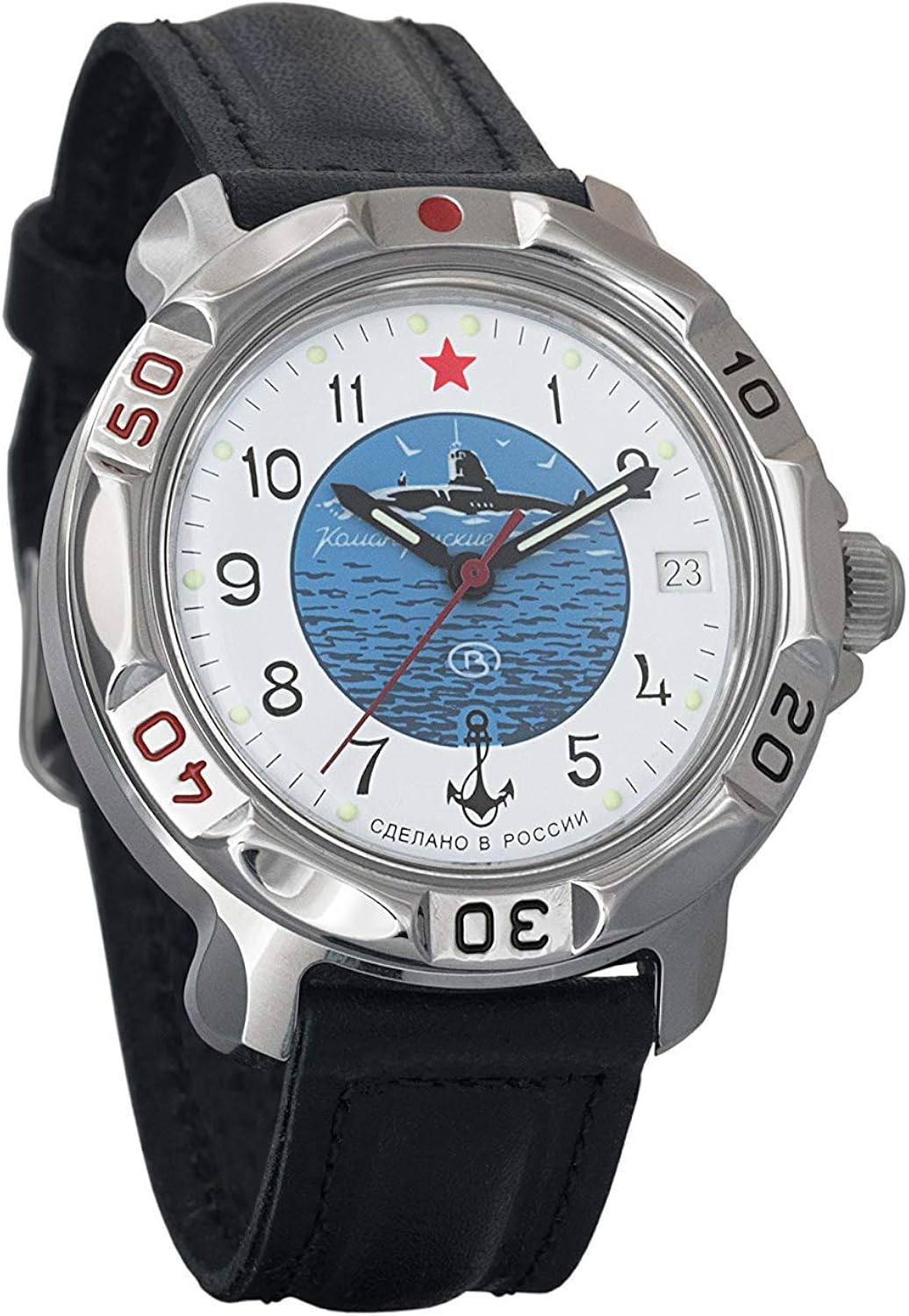 Vostok KOMANDIRSKIE 811055/2414 un militar ruso de las fuerzas ...