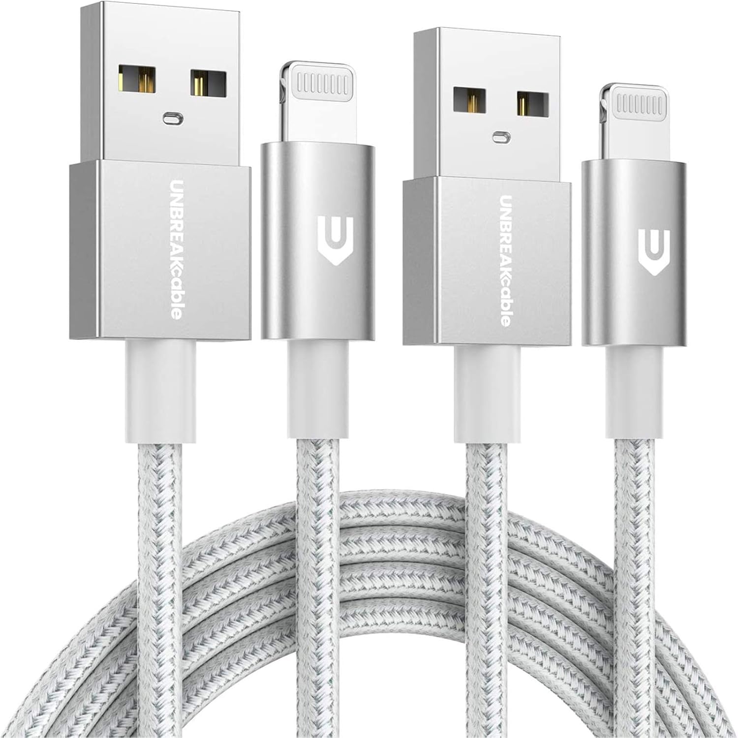 UNBREAKcable iPhone Charger Cable - Nylon Braided Apple: Amazon.co.uk ...