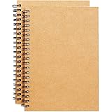 Amazon.com: Spiral Sketch Book Large Notebook（Built-in Drawing Board ...