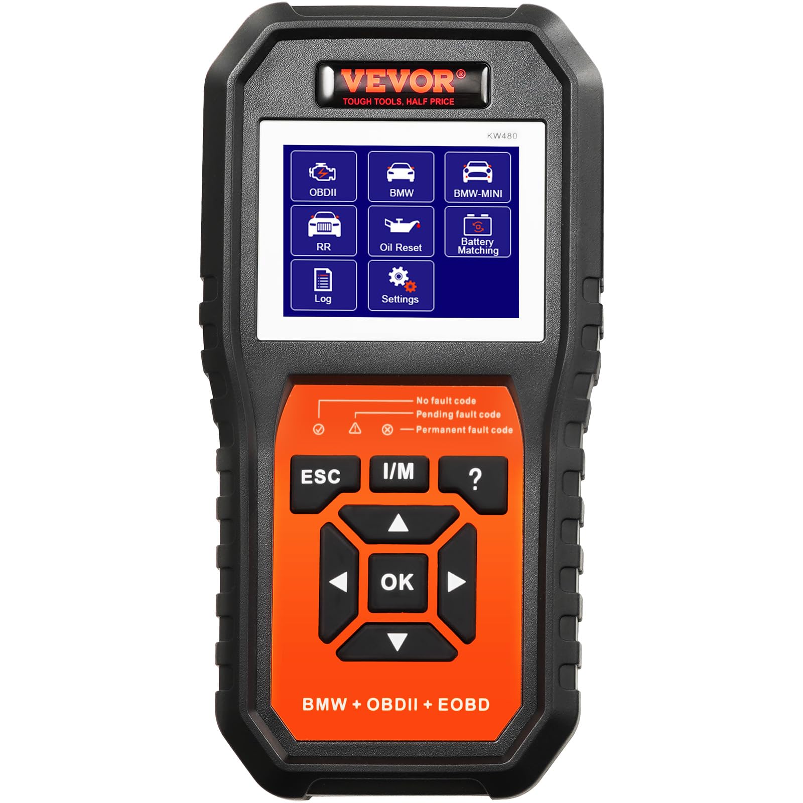 VEVOR BMW OBD2 Scanner Diagnostic Tool, for BMW/Mini/Rolls-Royce, Full System Diagnostic Scan ...