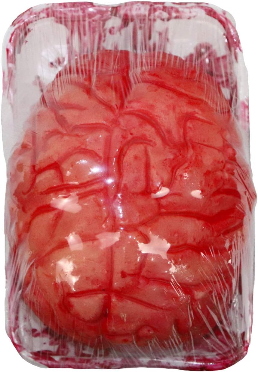 molezu Halloween Brain Fake Organ Body Parts Prank Scary Haunted House ...