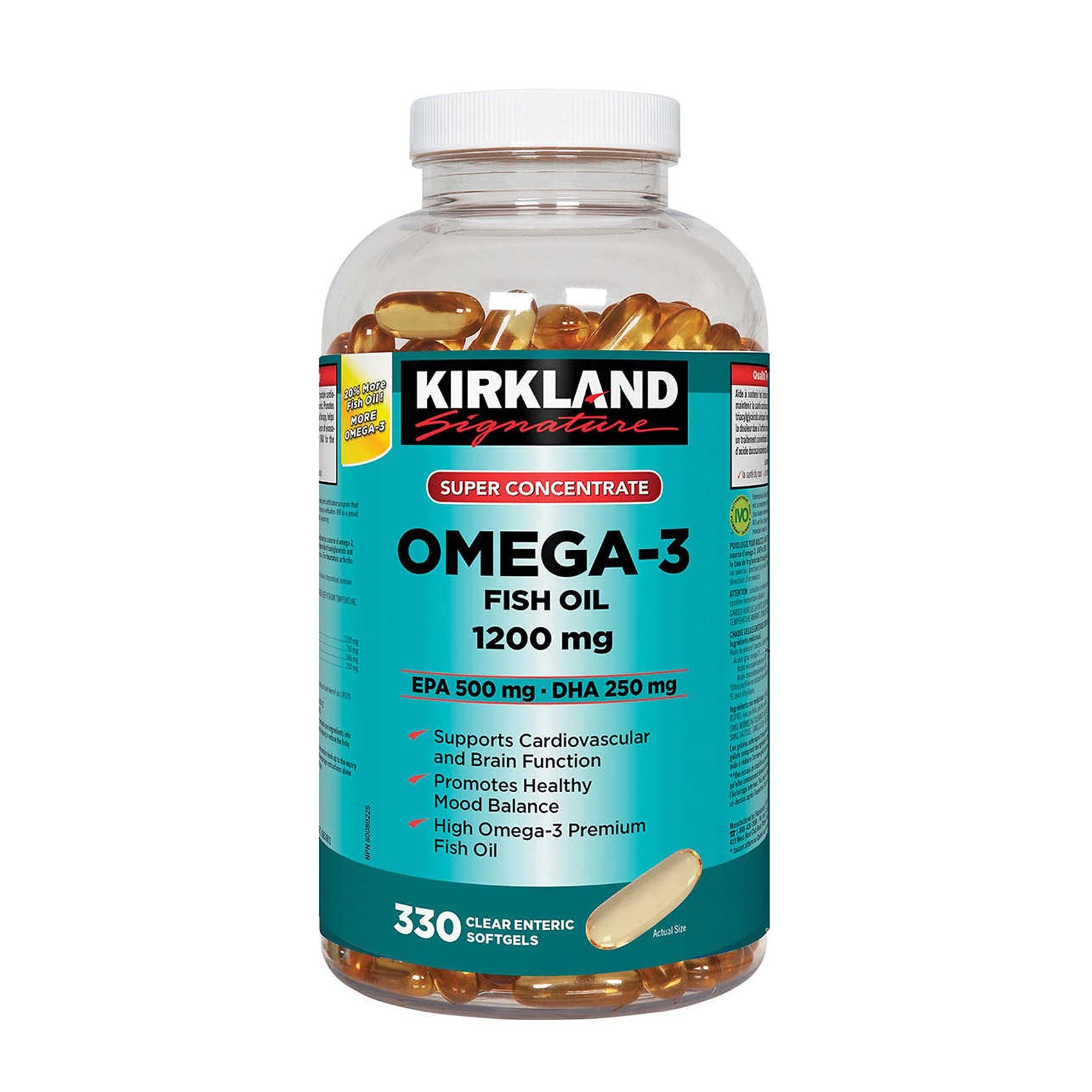 Mua Kirkland Signature Super Concentrate Omega-3 Fish Oil 1200mg, EPA ...