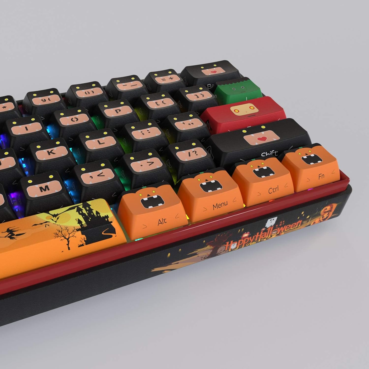 KEMOVE Ghost Theme DK61 60% Hot Swappable Mechanical Gaming Keyboard ...