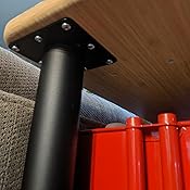 34 1/2" Hafele Table Legs Set of 4, Steel, Black - - Amazon.com