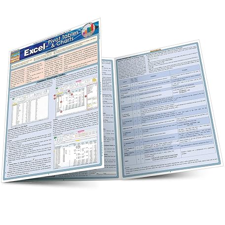 Mua Excel: Pivot Tables & Charts QuickStudy Laminated Reference Guide ...