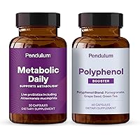 Amazon.com: Pendulum Metabolic Daily & Polyphenol Booster Bundle - Proprietary Akkermansia ...