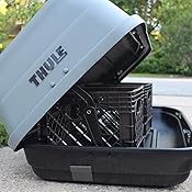 Amazon.com : Thule 682 Sidekick Rooftop Cargo Box, Grey : Bike Cargo ...