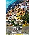 Italy Travel Journal: Travel log/book with 50 double pages for diary ...
