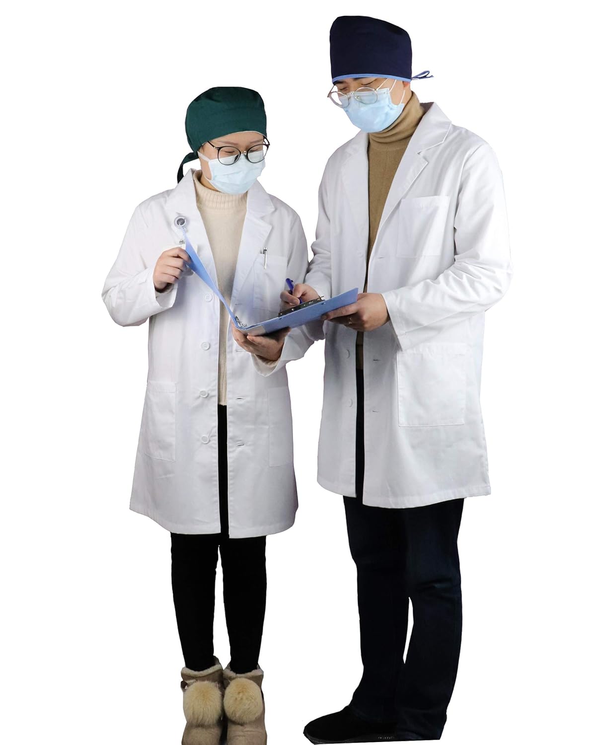 JONATHAN UNIFORM White Student Coat Unisex Labcoat for Doctors ...