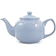Amazon.com | Powder Blue Classic 6 Cup Ceramic Teapot: Teapots