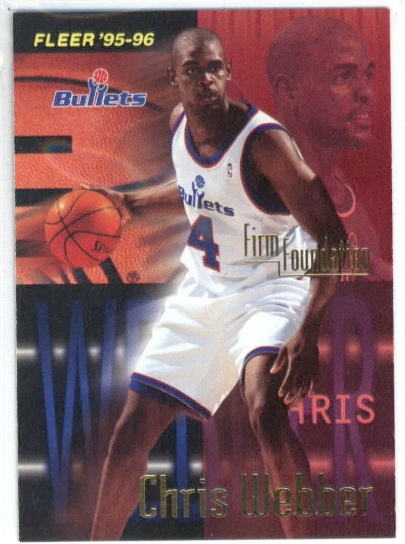 Amazon.com: 1995-96 Fleer #348 Chris Webber FF Bullets: Collectibles ...