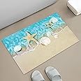 Amazon.com: APROPHIC Coastal Bathroom Rugs Non Silp Beach Theme Quick ...