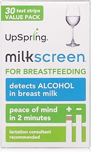 Amazon.com: Upspring Milkscreen Test Strips Detect Alcohol in Breast ...