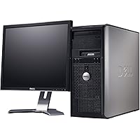 Amazon.com: Dell Optiplex 755 Tower - 400GB HDD, 4GB Ram, DVD-Rom, 17in ...
