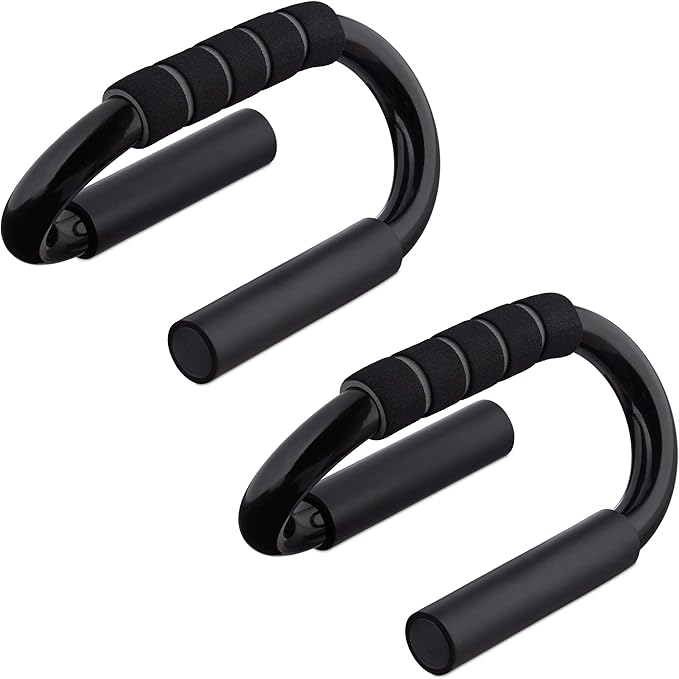 Relaxdays Pack de 2 Agarraderas Flexiones Antideslizantes, Agarres Push ...