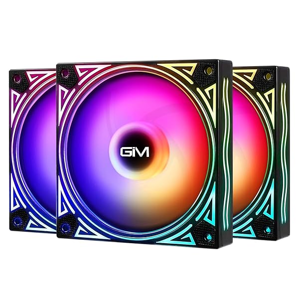 GuatemalaDigital.com - Producto: GIM KB-11 RGB Case Fans, 3 Packs 120mm ...